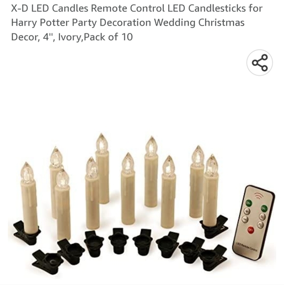 Plow & Hearth | Holiday | New Clip On Remote Control Candle Lights ...